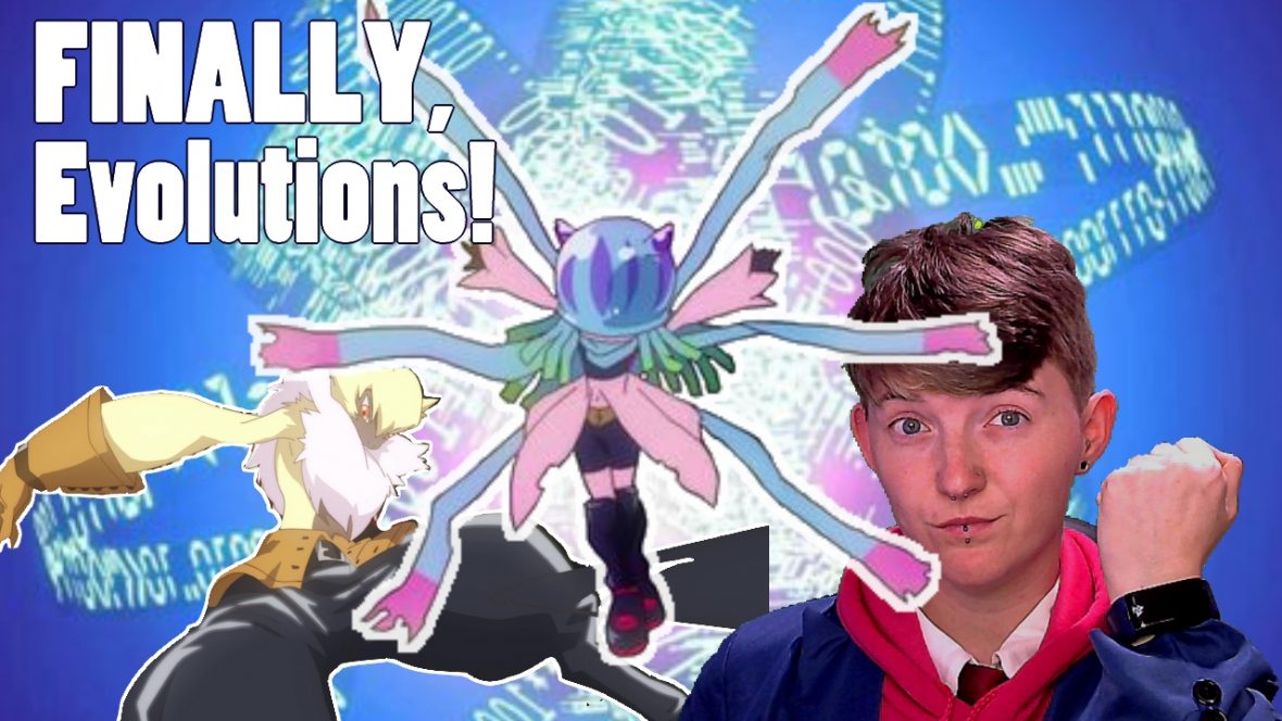 Symbare Angoramon And Tesla Jellymon | Digimon Ghost Game