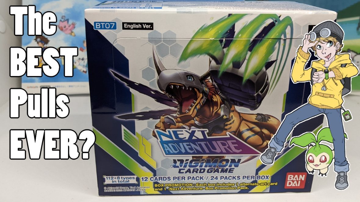 Digimon TCG BT07 NEXT ADVENTURE English Booster Box Unboxing And ...