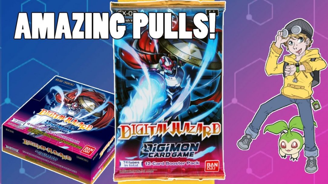 Digimon TCG Digital Hazard English Booster Box Unboxing