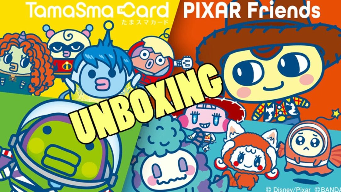 Tamagotchi Smart TamaSma Card PIXAR Friends Unboxing