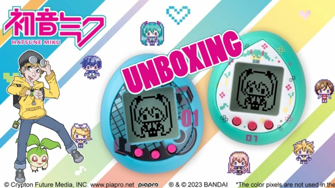 Hatsune Mikutchi Unboxing + Gameplay (Vocaloid Tamagotchi)